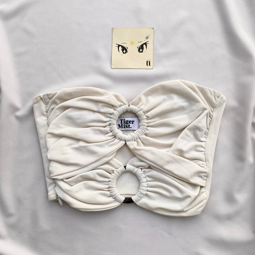 WHITE RING TOP FROM TIGERMIST (XXS/XS) – TITLQE